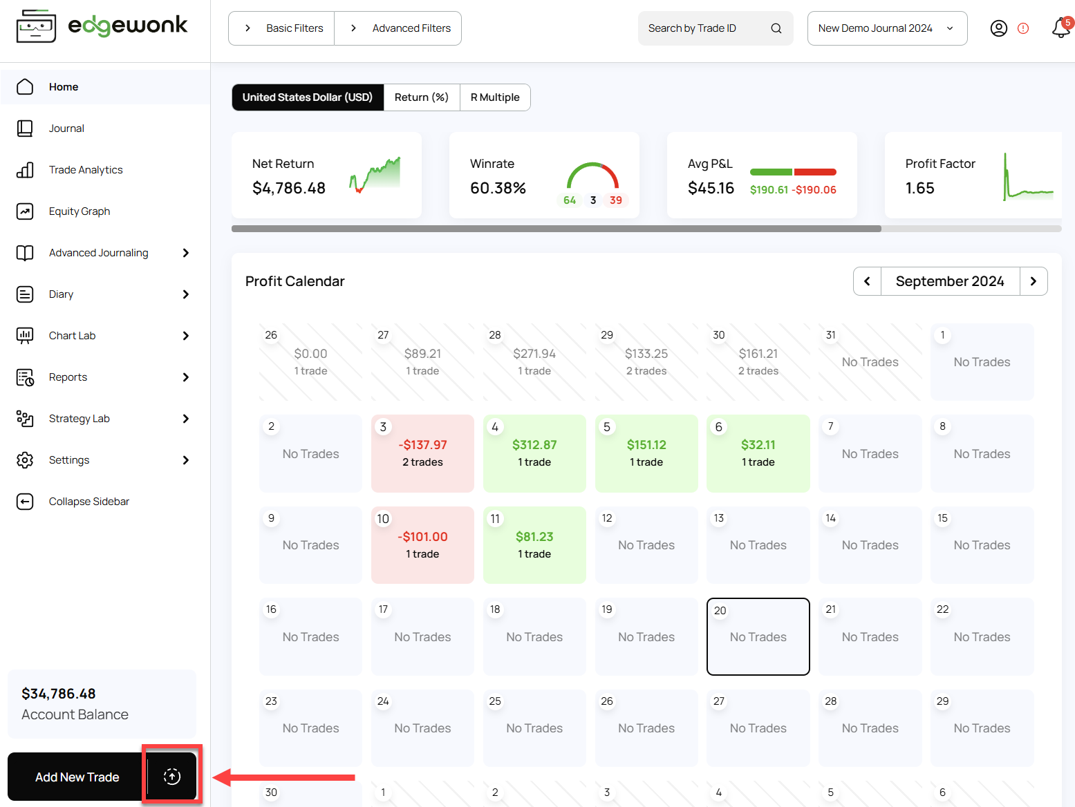 MetaTrader 4 / 5 Auto Trade Sync in Edgewonk